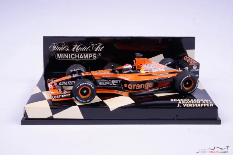 Model car Arrows A22 Verstappen 2001, 1:43 Minichamps | Tibormodel.com