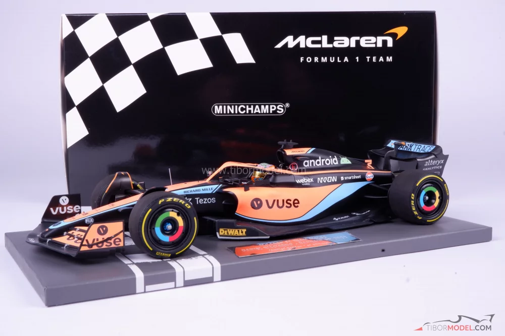 Model car McLaren MCL36 Ricciardo 2022, Minichamps | Tibormodel.com