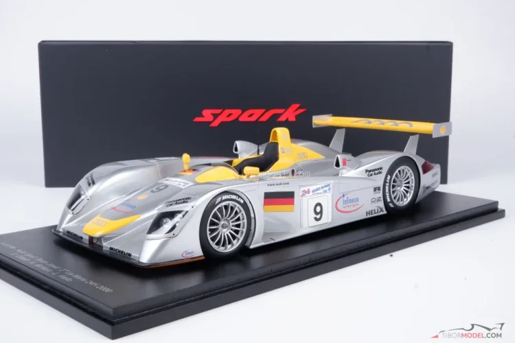 Model car Audi R8 Le Mans 24h in 2000, 1:18 Spark | Tibormodel.com