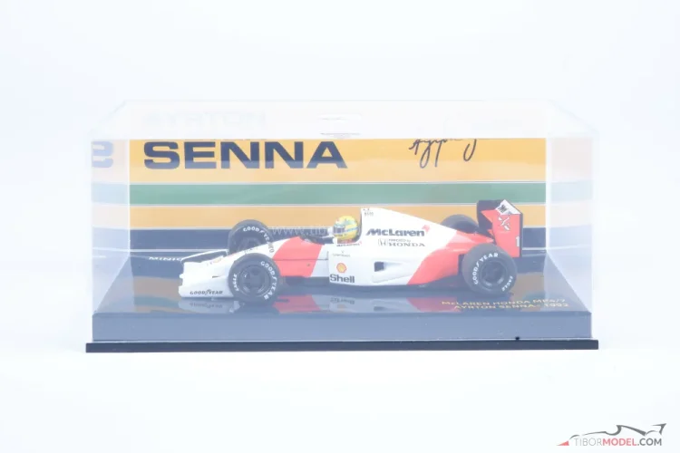 Model car McLaren MP4/7 Senna 1992 Minichamps | Tibormodel.com