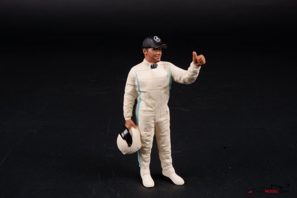 Model Figure Lewis Hamilton, 1:18 American Diorama | Tibormodel.com