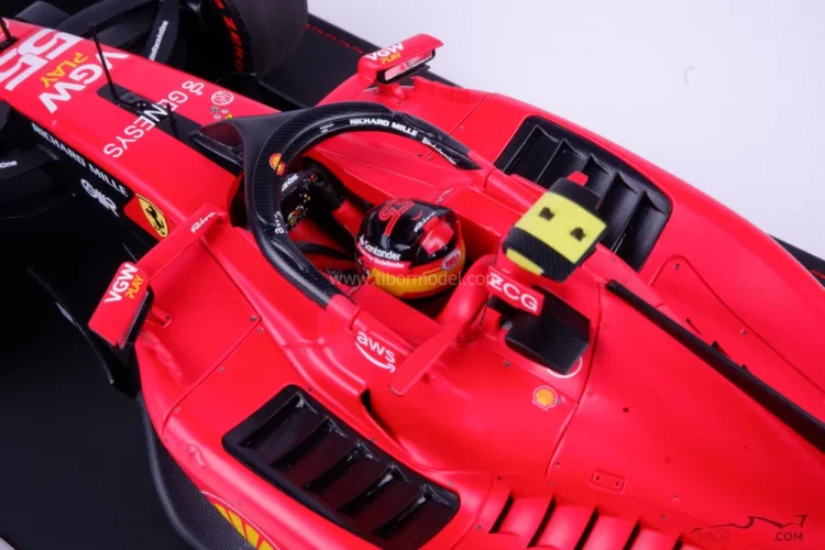 Model car Ferrari SF-23 Sainz 2023 Bahrain, 1:18 BBR | Tibormodel.com