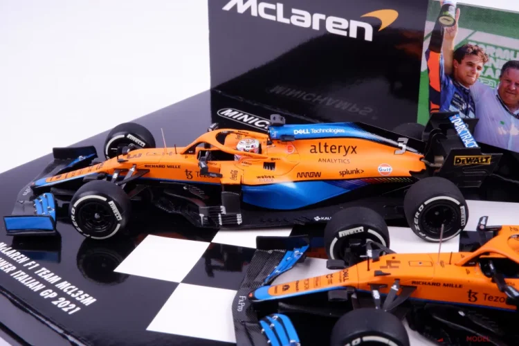 Model car McLaren MCL35M Double Monza, 1:43 Minichamps | Tibormodel.com