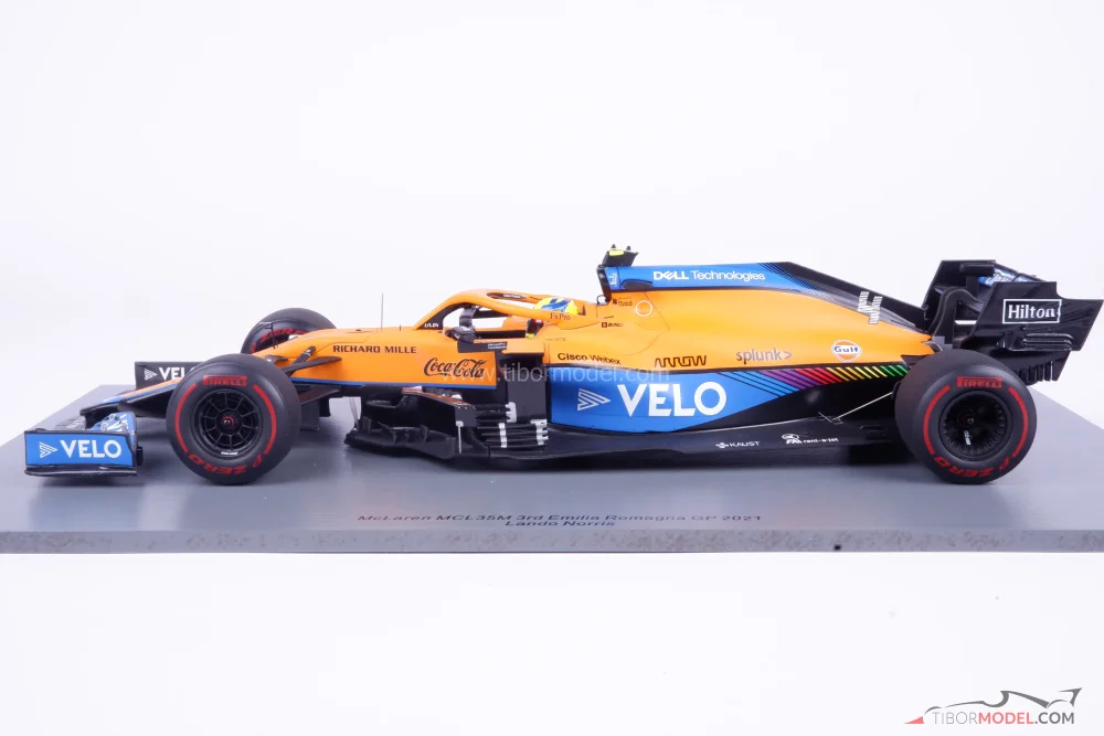 Model car McLaren MCL35M Lando Norris 2021, Spark | Tibormodel.com