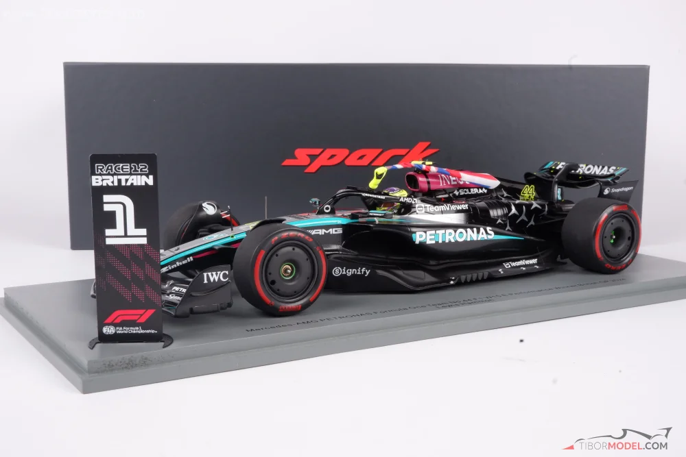 Model car Mercedes W15 Hamilton Winner British Spark | Tibormodel.com