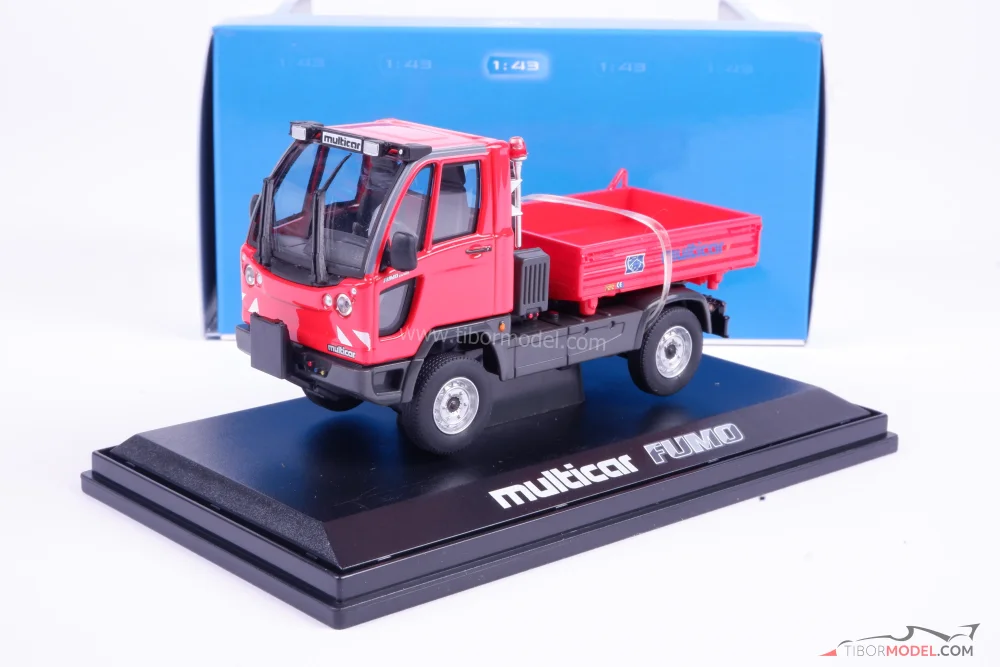 Model car Multicar Fumo tipper truck, red, 1:43 Abrex | Tibormodel.com