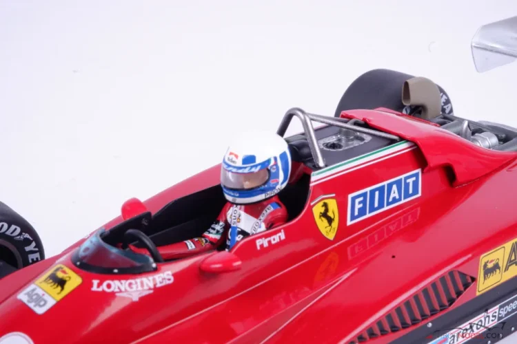 Model car Ferrari 126C2 Pironi 1982, 1:18 MCG | Tibormodel.com