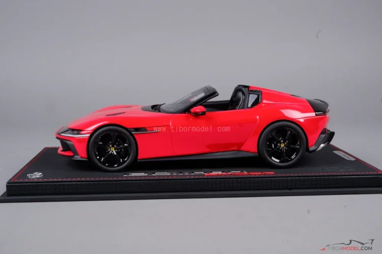 Model car Ferrari 12Cilindri Spider red, 1:18 BBR | Tibormodel.com