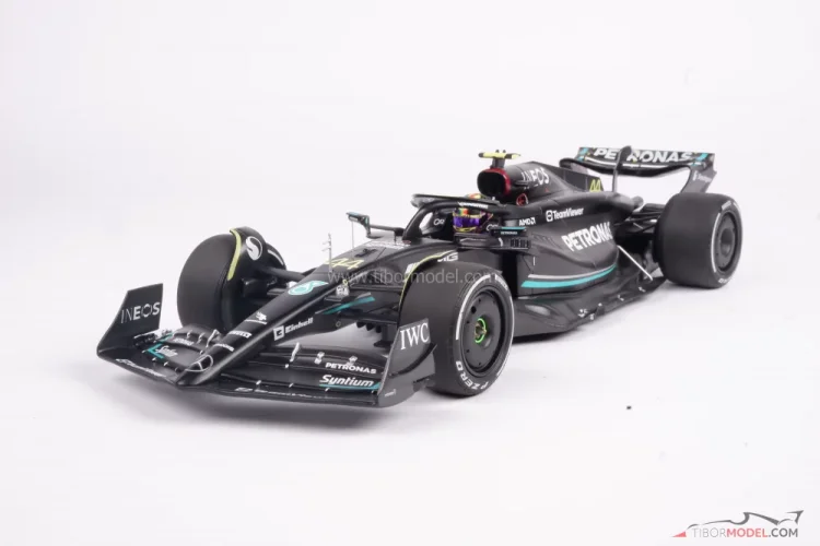 Model car Mercedes W14 Hamilton 2023, Minichamps | Tibormodel.com