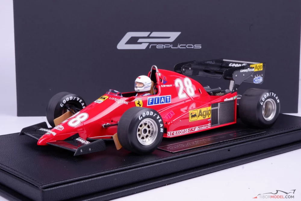Model car Ferrari 126 C3 Arnoux 1983, 1:18 | Tibormodel.com