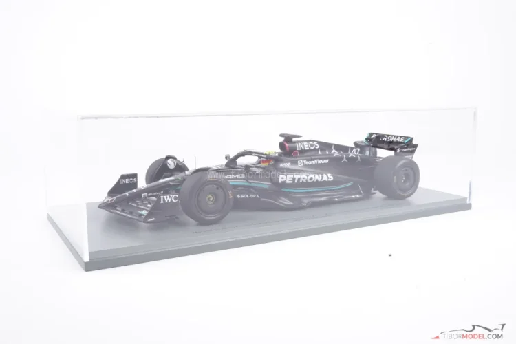 Model car Mercedes W14, Mick Schumacher 2023 test, Spark | Tibormodel.com