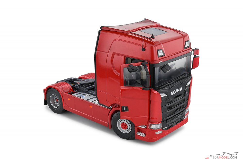 Model truck Scania 580S red, 1:24 Solido | Tibormodel.com