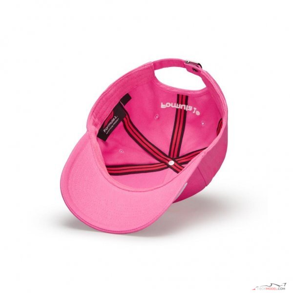 Cap pink with F1 logo, official Formula 1 merch | Tibormodel.com