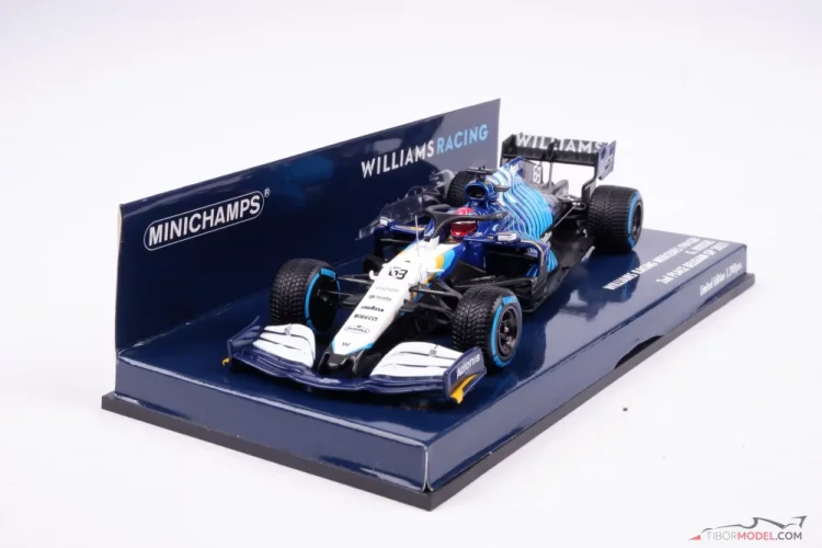 Model car Williams FW43B Russell 2021, Minichamps | Tibormodel.com