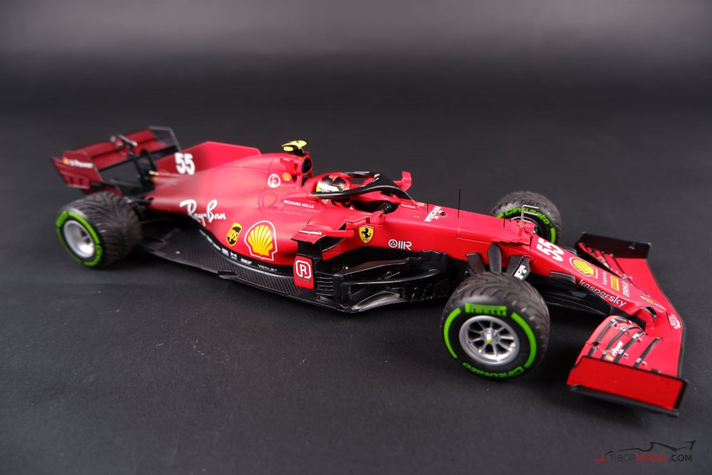 Ferrari SF21 - Sainz (2021), Emilia Romagna GP, 1:18 BBR │ Tibormodel.com