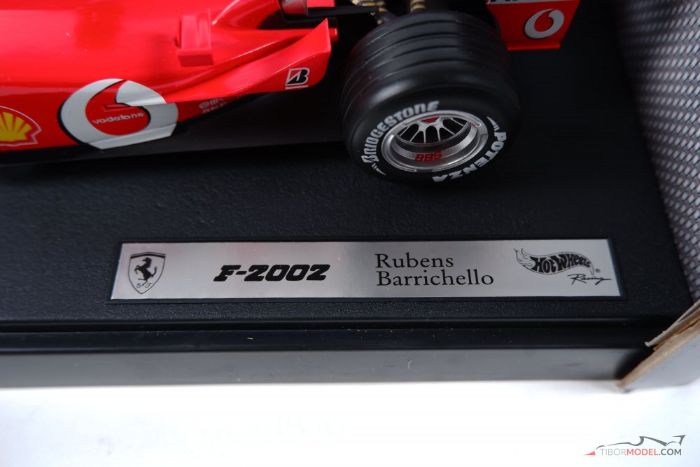 Model Ferrari F2002, R. Barrichello, 1:18 Hot Wheels | Tibormodel.com
