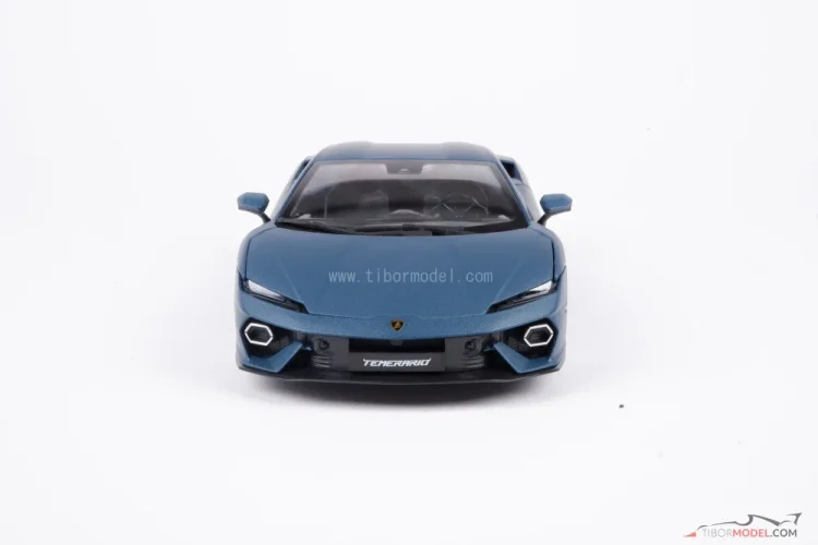 Model car Lamborghini Temerario blue, 1:18 Bburago | Tibormodel.com