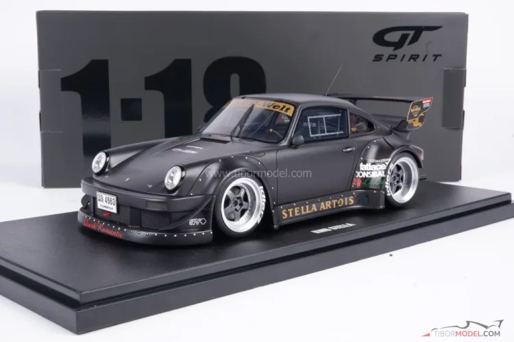 Model car Porsche 911 RWB black, 1:18 GT Spirit | Tibormodel.com
