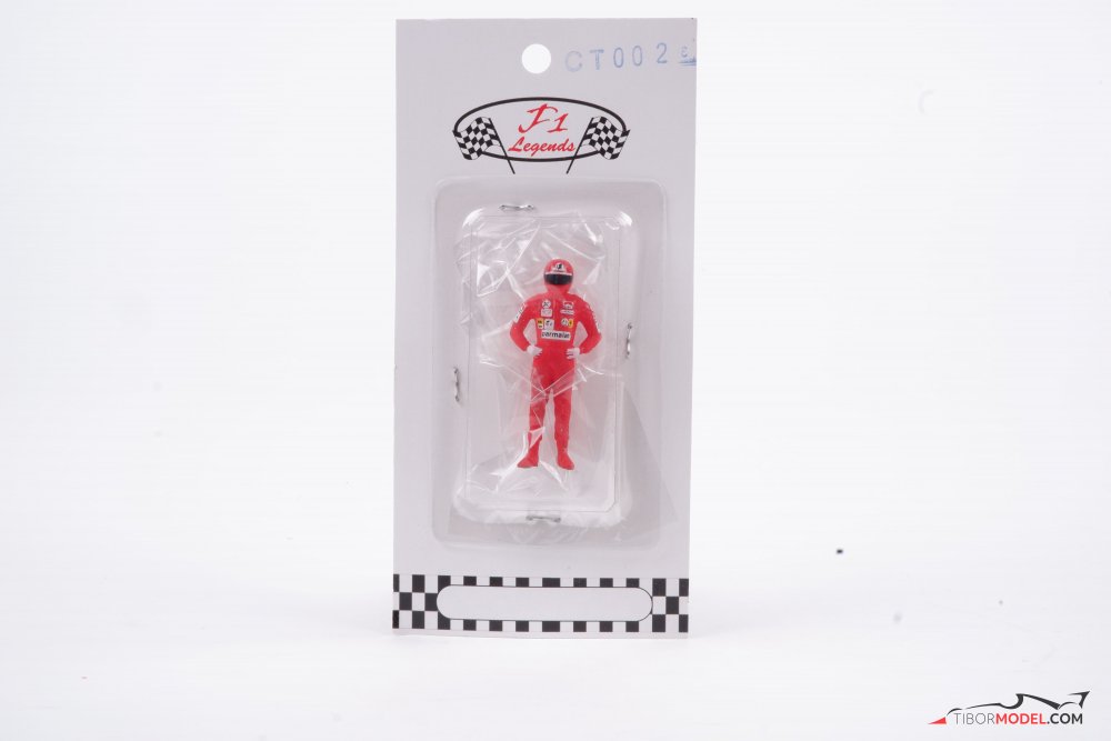 Model figure Niki Lauda 1976 Ferrari, 1:43 Cartrix | Tibormodel.com