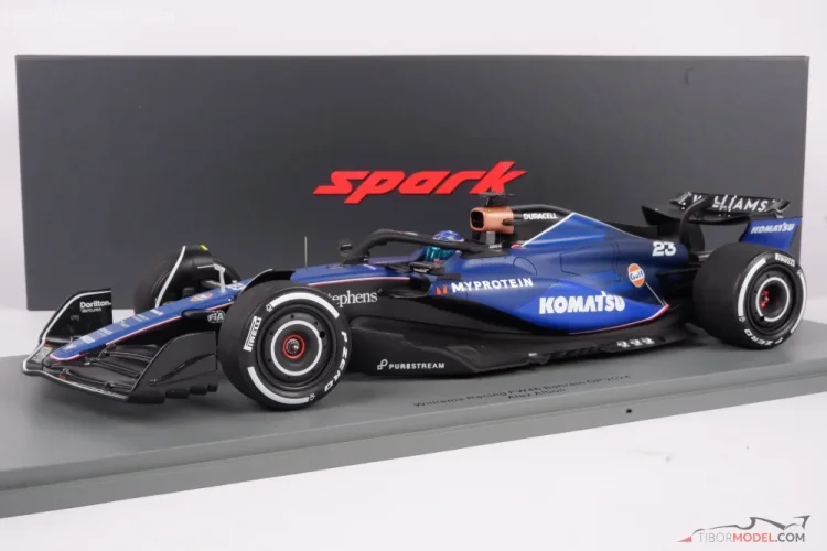 Model Williams FW46 Albon 2024, 1:18 Spark | Tibormodel.com