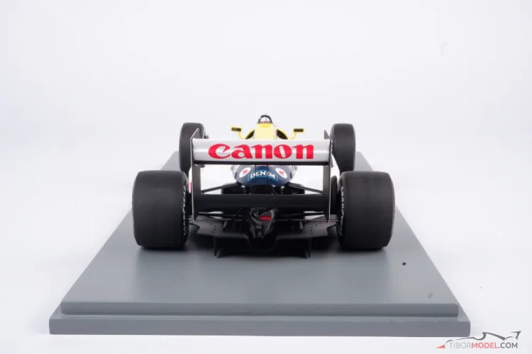Model car Williams FW11B Piquet 1987, 1:18 Spark | Tibormodel.com