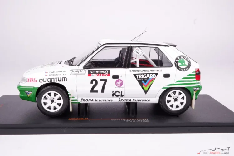 Model car Skoda Felicia Rally 1995 Sibera, 1:18 Ixo | Tibormodel.com