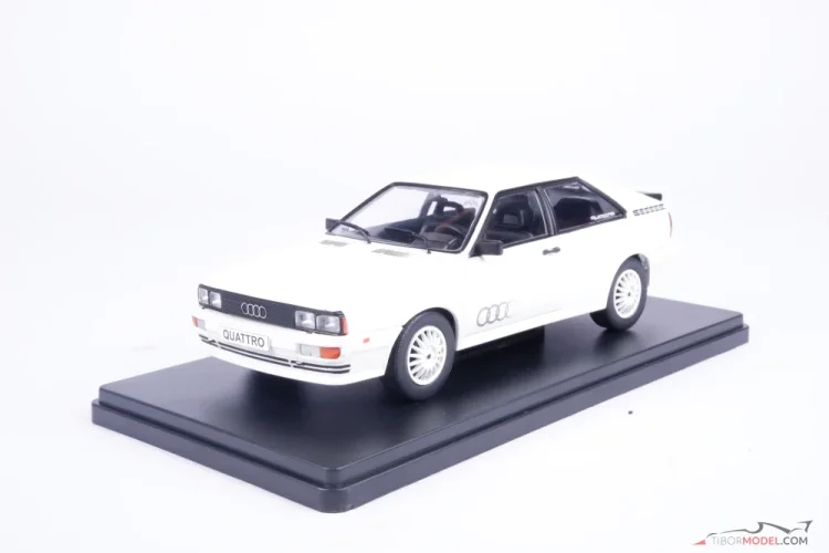 Model car Audi Quattro, white, 1:24 Whitebox | Tibormodel.com