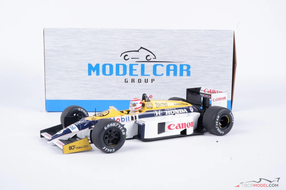 Model car Williams FW11 Piquet 1986, 1:18 MCG | Tibormodel.com