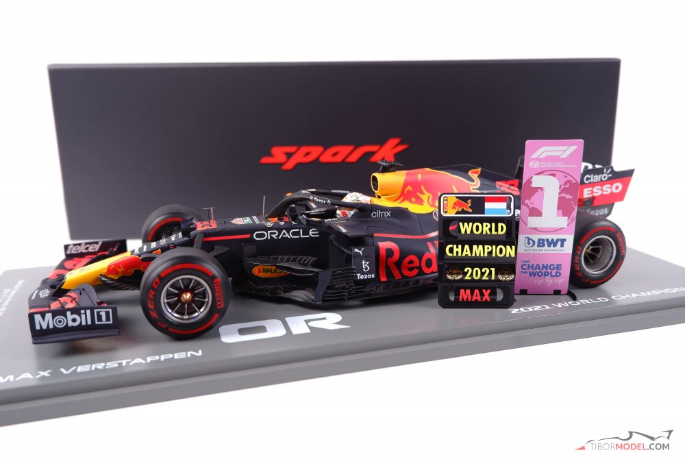 Model car Red Bull RB16b Max Verstappen 2021, Spark | Tibormodel.com