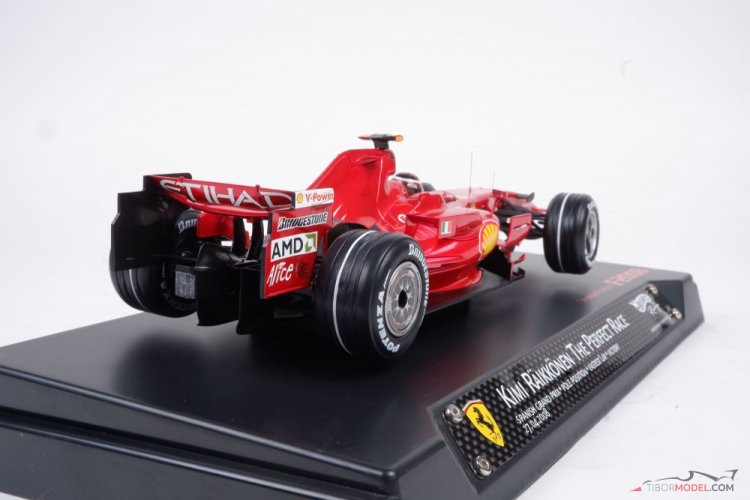 Model Ferrari F2008 Raikkonen 2008, 1:18 Hot Wheels | Tibormodel.com