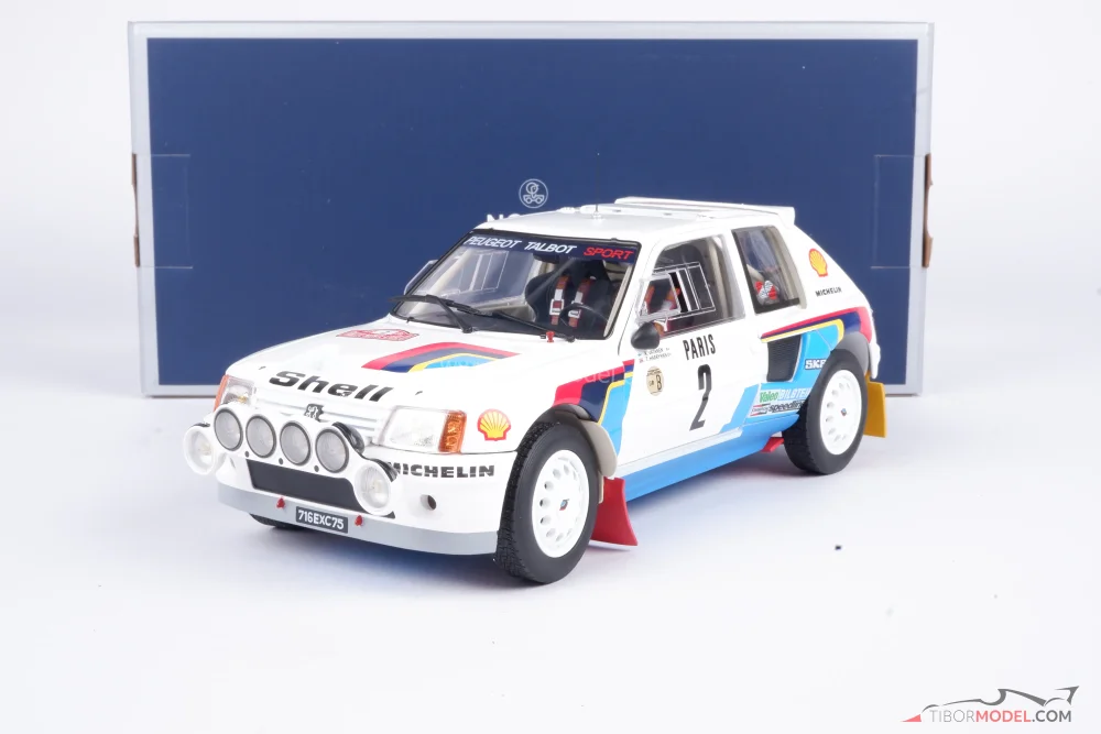 Model car Peugeot 205 Rally Vatanen, Norev | Tibormodel.com