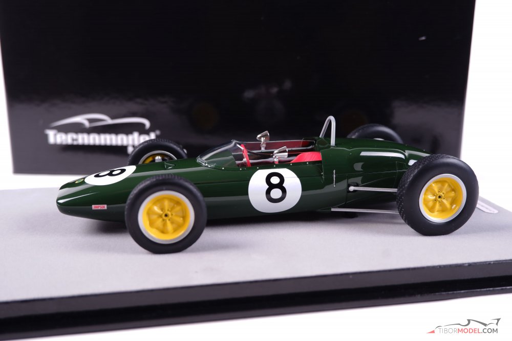 Model car Lotus 21 Jim Clark 1961, 1:18 Tecnomodel | Tibormodel.com