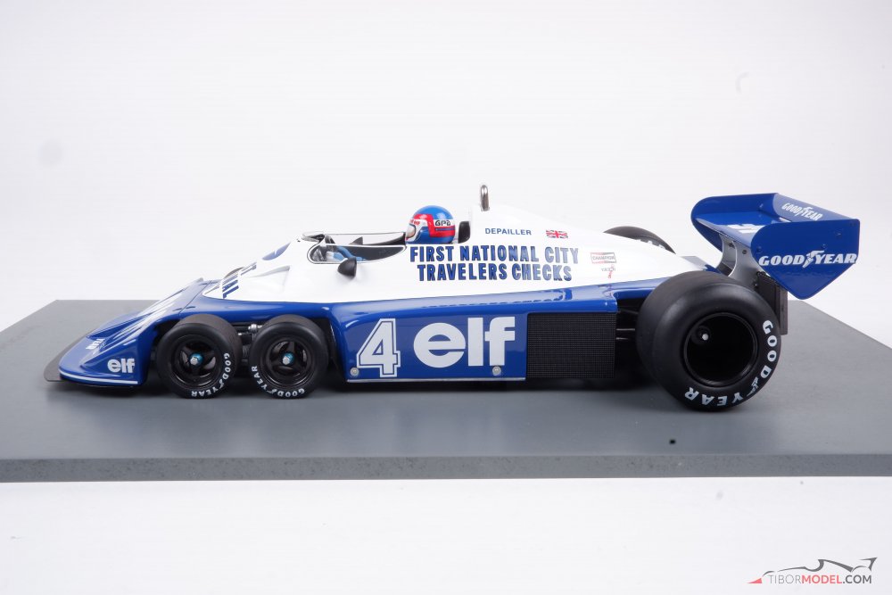 Model Tyrrell P34 Depailler 1977 Africa, 1:18 Spark | Tibormodel.com