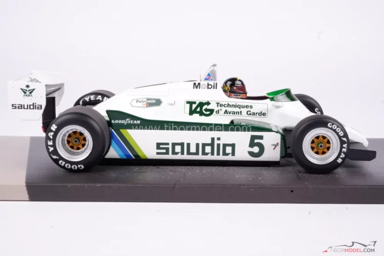 Model car Williams FW08 Daly 1982, Minichamps | Tibormodel.com
