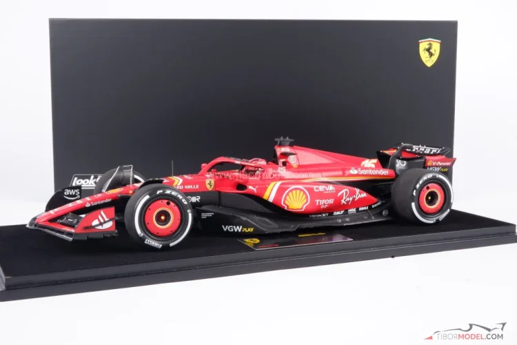 Model Ferrari SF-24 Leclerc 2024, 1:18 Looksmart | Tibormodel.com