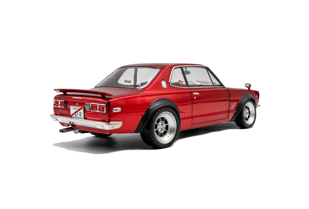 Model car Nissan Skyline 1970 red, 1:18 Solido | Tibormodel.com