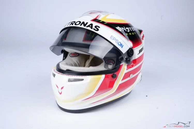 Helmet Lewis Hamilton Mercedes 2015, 1:2 Bell | Tibormodel.com