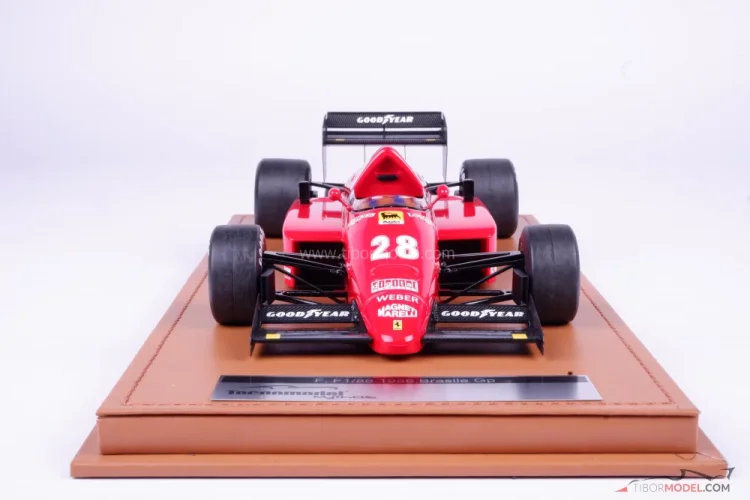 Model car Ferrari F1/86 Johansson 1986, Tecnomodel | Tibormodel.com