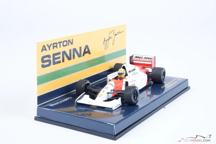 Model car McLaren MP4/7 Senna 1992 Minichamps | Tibormodel.com
