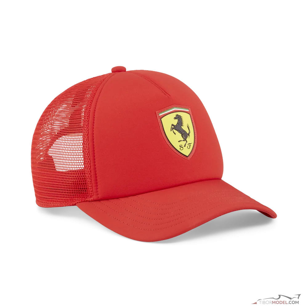Ferrari snapback trucker cap in red, Puma | Tibormodel.com