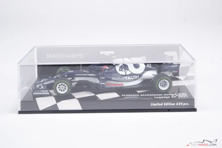 Model AlphaTauri AT02 Gasly Turkish 2021, Minichamps | Tibormodel.com