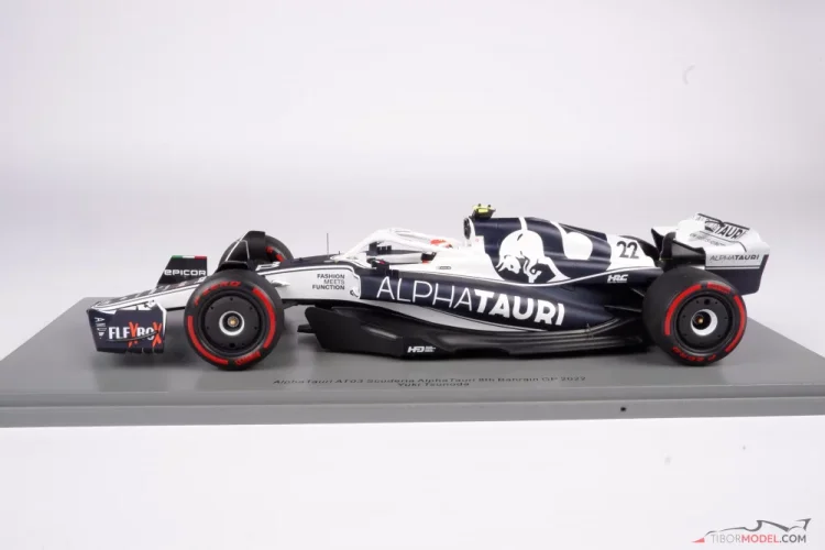 Model car AlphaTauri AT03 Tsunoda 2022, 1:18 Spark | Tibormodel.com