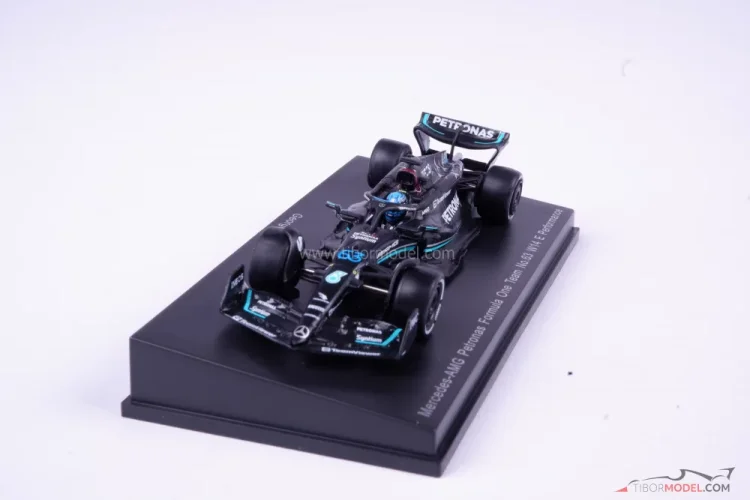 Model car Mercedes W14 Russell 2023, 1:64 Spark | Tibormodel.com