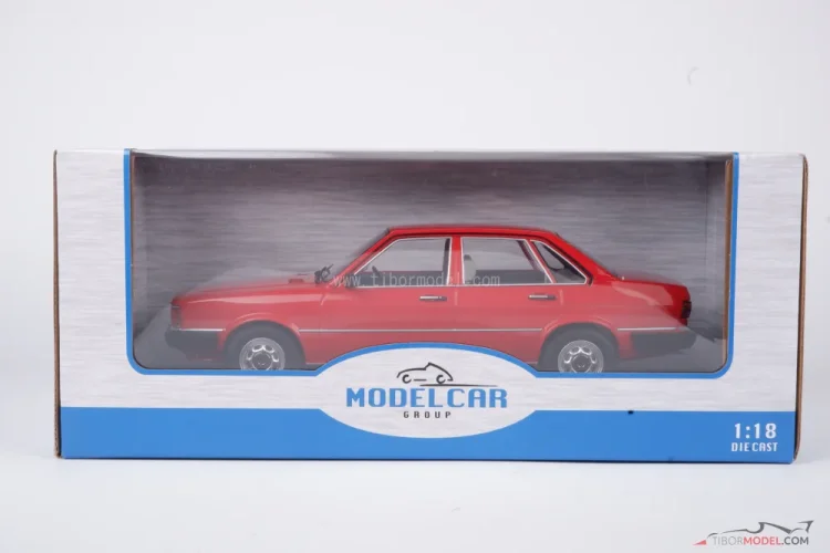 Model car Audi 80 red, 1:18 MCG | Tibormodel.com