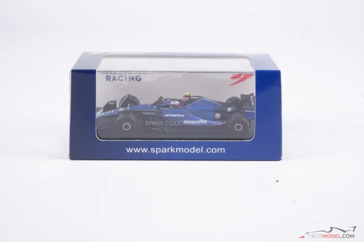 Model car Williams FW45 Sargeant 2024, 1:64 Spark | Tibormodel.com