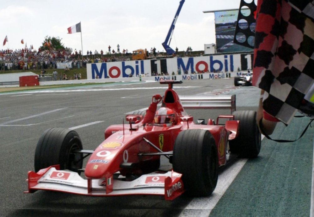 Model car Ferrari F2002 M. Schumacher 2002 BBR | Tibormodel.com