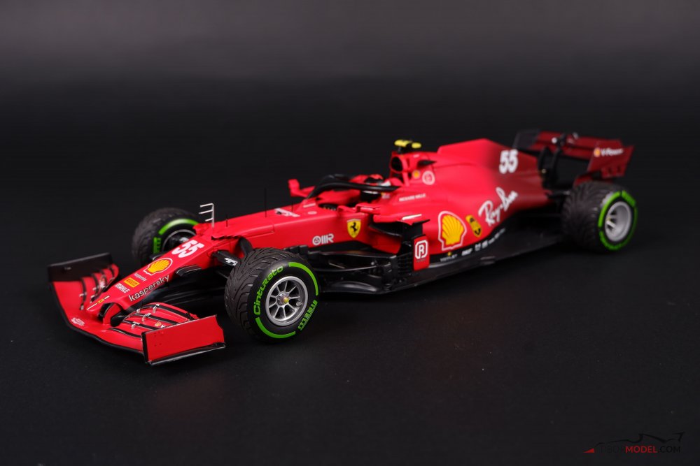 Ferrari SF21 - Sainz (2021), Emilia Romagna GP, 1:18 BBR │ Tibormodel.com