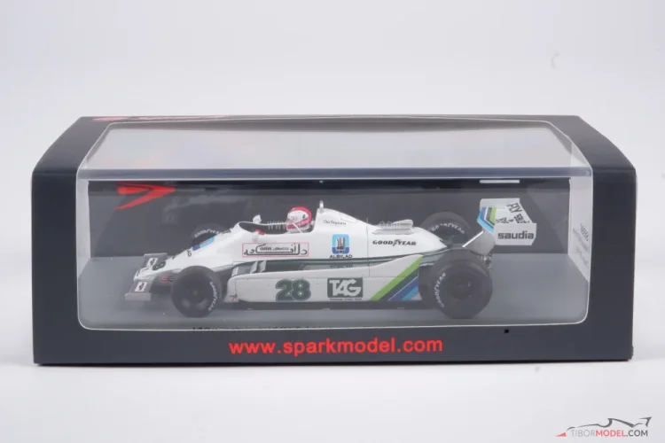 Model Williams FW07 Regazzoni British GP 1979, 1:43 Spark | Tibormodel.com