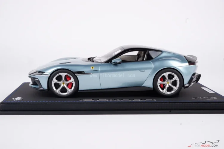 Model car Ferrari 12Cilindri Coupé celeste, 1:18 BBR | Tibormodel.com