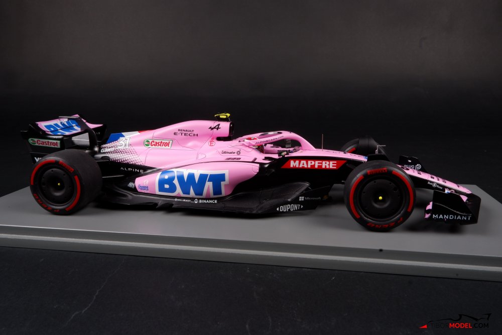 Model car Alpine A522 Esteban Ocon 2022, Spark | Tibormodel.com